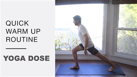How To Warm Up Before Exercise Yoga Dose Youtube