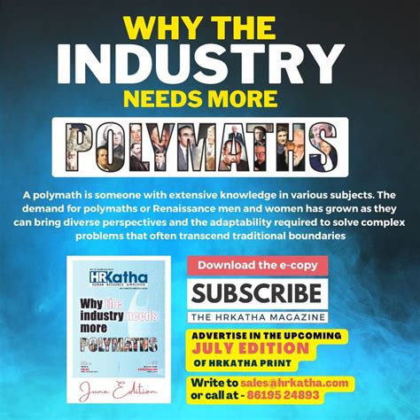 Hrkatha On Linkedin Why The Industry Needs More Polymaths A Polymath