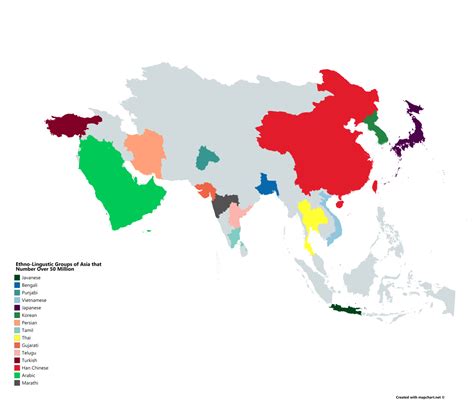 Ethno Linguistic Groups Of Asia That Have Maps On The Web