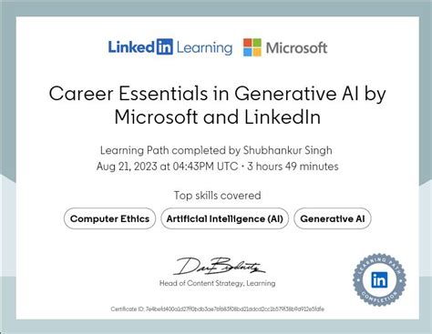 Shubhankur Singh On Linkedin Ai Generativeai Learningjourney