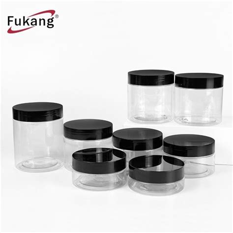 Stock Empty PET Plastic 100ml 120ml 150ml 200ml 250ml 300ml 500ml 8oz