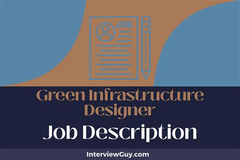 Green Infrastructure Designer Job Description Updated For 2025