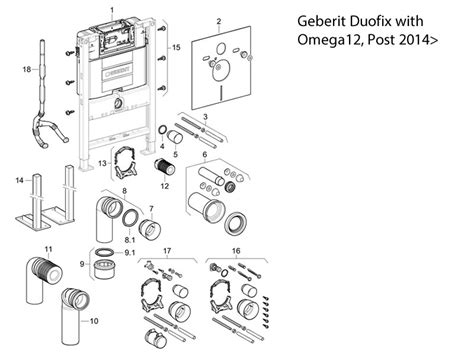 Geberit Toilet Cistern Spare Parts