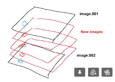 How Can I Make New Images Between Two Images Using MATLAB The Images Are Different Cross