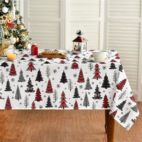 Amazon Horaldaily Christmas Tablecloth 60120 Inch Rectangular