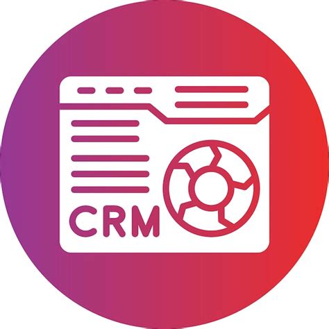 Premium Vector Crm Icon Style