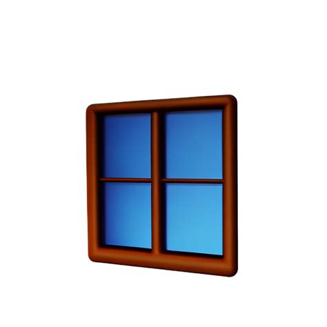 Window 3d Rendering Icon Illustration 28582634 Png
