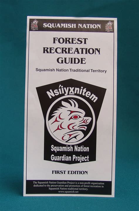 Squamish Forest Recreation Guide Map Wilderness Committee