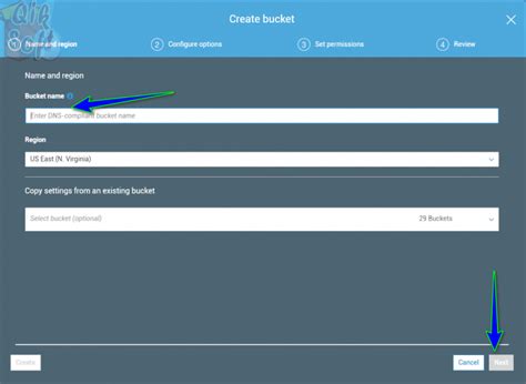 Add S Bucket And Get Keys QikSoft Web Services