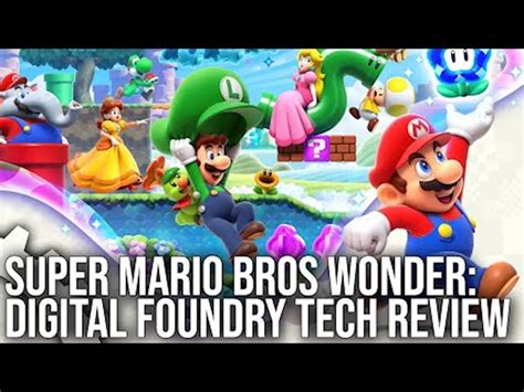 Digital Foundry Kollar In Super Mario Bros Wonder Från Ett