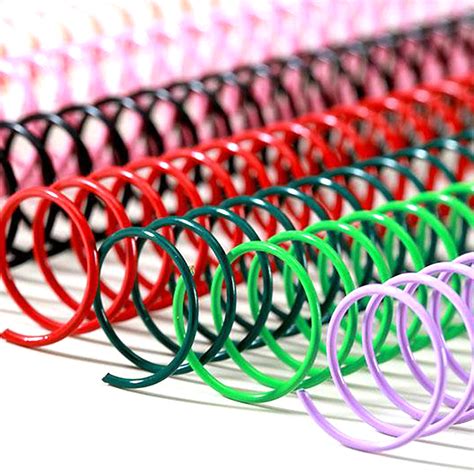 Nylon Coated Spiral Wire O Binding Wire For Book Binding Kya Fasteners