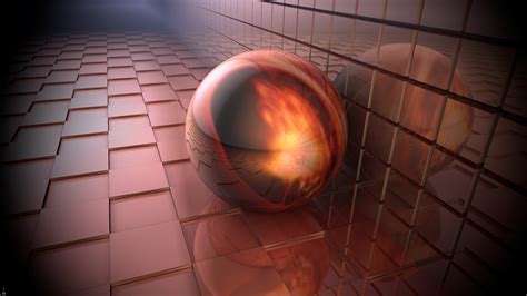3d Ball Cubes Glare Fractal Abstraction 4k Hd Abstract Wallpapers Hd
