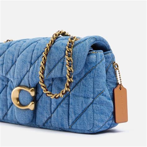 Coach Coach Tabby 26 Quilted Denim Shoulder Bag Shoulder Bags Free