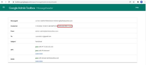 Internet Headers For Email Messages