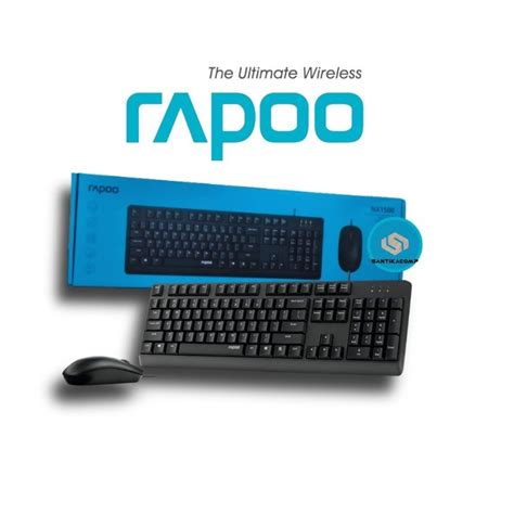 Jual Rapoo Nx1500 Wired Optical Mouse And Keyboard Combo Shopee Indonesia