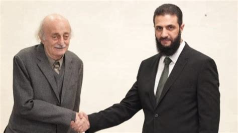 صحيفة ووكالة صوت القلم الإخبارية المستقلة جنبلاط من دمشق نتمنى عودة
