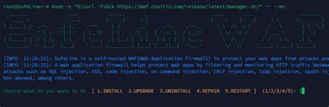 cara mudah install safeline waf di ubuntu server awanservers