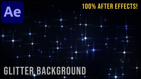 Glitter Background 標準fx100でつくるキラキラ背景 【アフターエフェクト チュートリアル】 Youtube