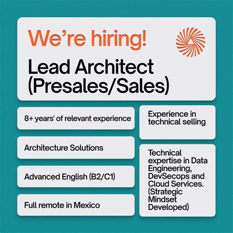 Architect Solutionsarchitect Presales Sales Dataengineering Wendy Galván Contreras
