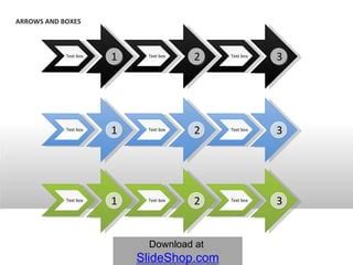 Textbox Arrows PPT