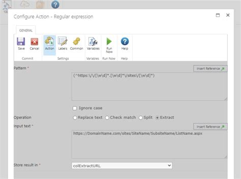 Regular Expression To Extract The First Part Of A Url In Nintex