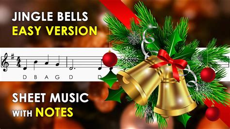 Jingle Bells Sheet Music With Easy Notes For Recorder Violin