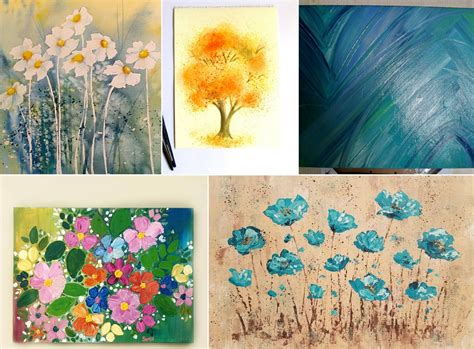 Anfanger Aquarell Blumen Malen Einfach