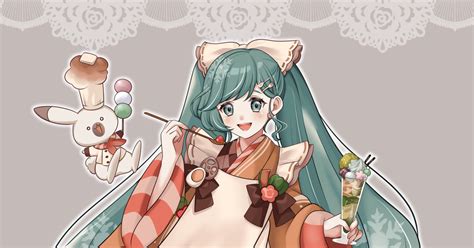 初音ミク 2024雪ミク 卯月うさぎのイラスト Pixiv