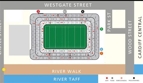 Millennium Stadium Seating Plan