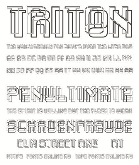 Triton Font