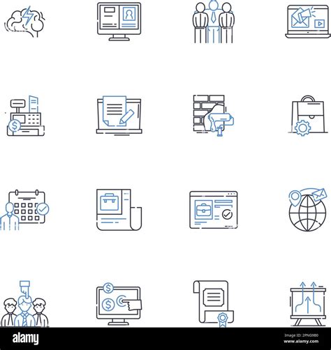 Recognition Line Icons Collection Appreciation Acknowledgment Praise