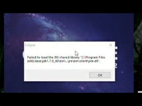 How To Solve EclipseError FAILED TO LOAD JNI SHARED LIBRARY C Simple And Easy Tricks