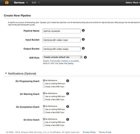 memorycraft Amazon Elastic Transcoderってなんじゃ
