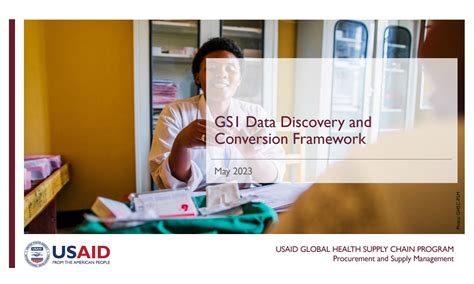 Gs1 Data Discovery Framework Usaid Global Health Supply Chain Program