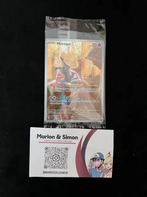 CARTE POKÉMON MIMIQUI SVP 075 Promo AR EV 4 5 Destinées de Paldea FR