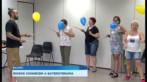 Idosos Exercitam O Corpo E A Mente A Bateroterapia Em Bauru YouTube