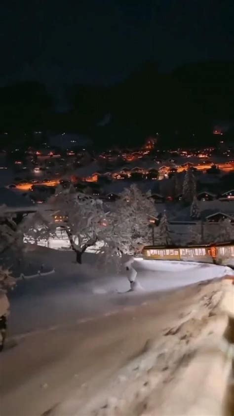 Nights In Switzerland Winter Time Weihnachtslandschaft