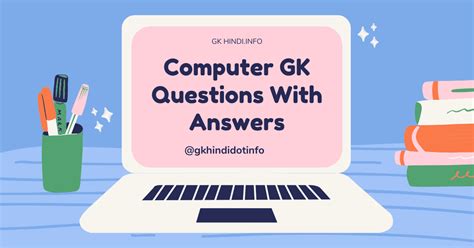 Solve Computer Gk Questions With Answers Gk