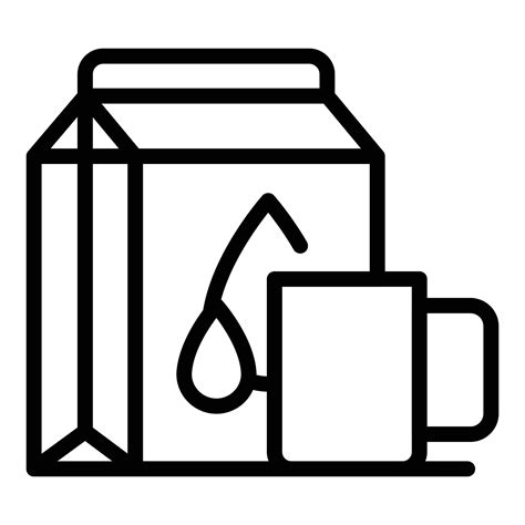Shop Coffee Pack Icon Outline Style Vector Art At Vecteezy