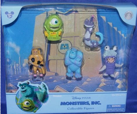 Disney Exclusive Monsters Inc 6 Piece Figures Factory Sealed Mike Boo Sully New Disney