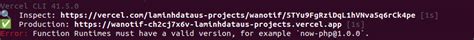 Typescript Vercel Deploy Error Function Runtimes Must Have A Valid