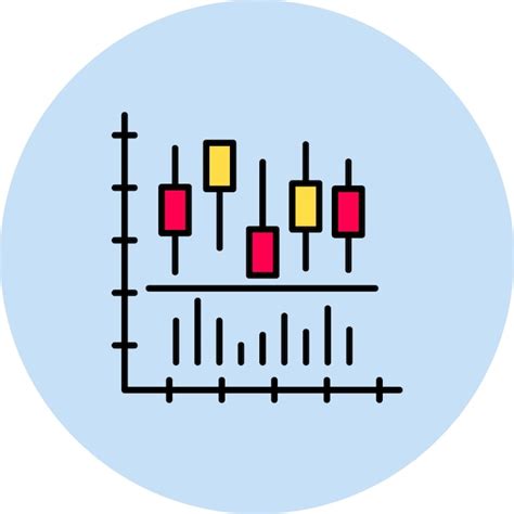 Premium Vector Candlestick Chart Flat Illustration