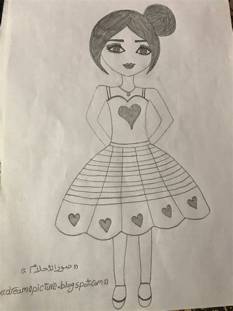 رسم بنات سهل جدا للاطفال بالخطوات أفكار خلفية