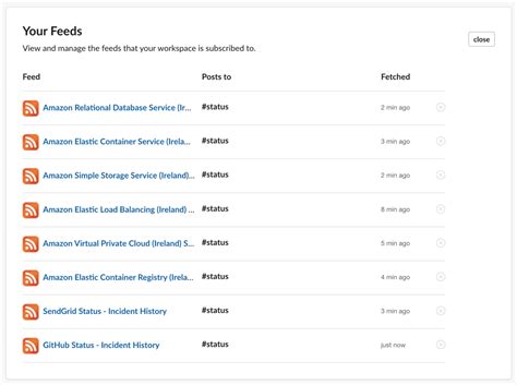 Building Cloud Notifications With Rss Feed And Slack Andrew Red
