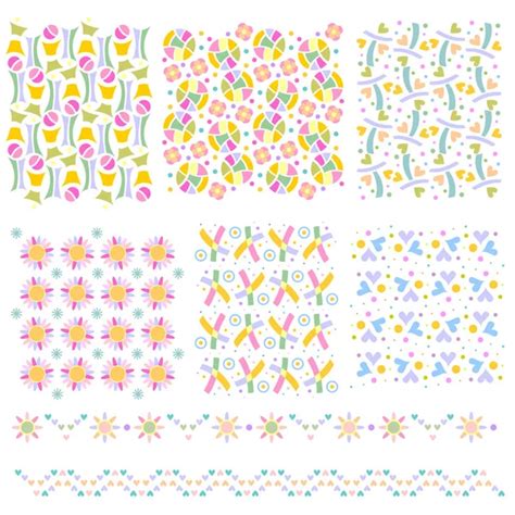 Colorful Symbol Collection White Background Stock Vector By ©kerstin