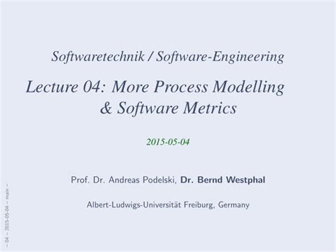 [ppt] lecture 04 more process modelling and software metrics