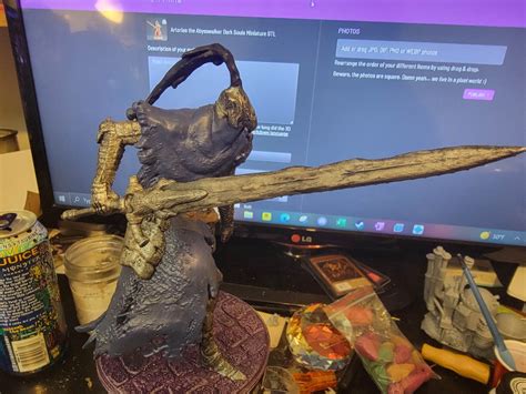 3d Printing Artorias The Abysswalker Dark Souls Miniature Stl • Made