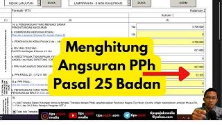 Pembahasan Latihan Pengisian Spt Tahunan Pph Badan Perhitungan Pph Pasal Jago Pajak Mp