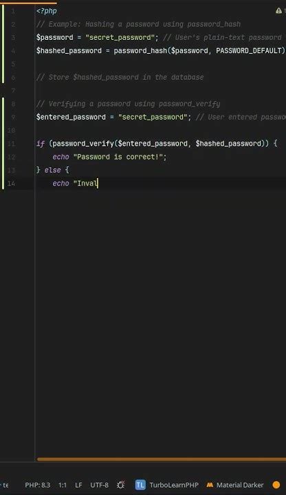 why use password hash and password verify in php password hash vs