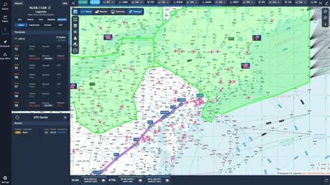 Navigraph Charts Adds Live Traffic And Atc Sector Visualization In Open
